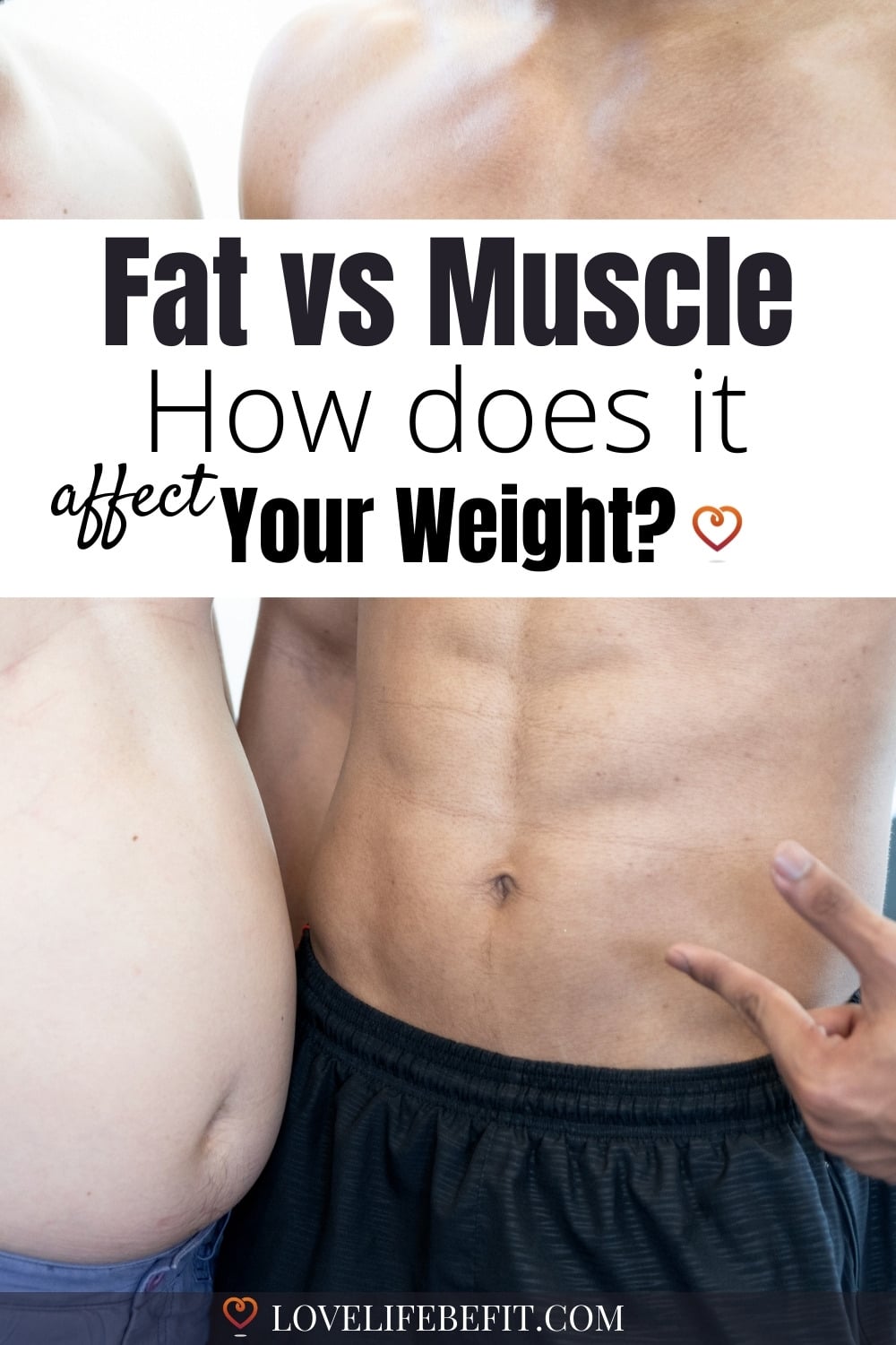 Body Fat vs. Muscle: How Does It Affect Your Weight? - Love Life Be Fit